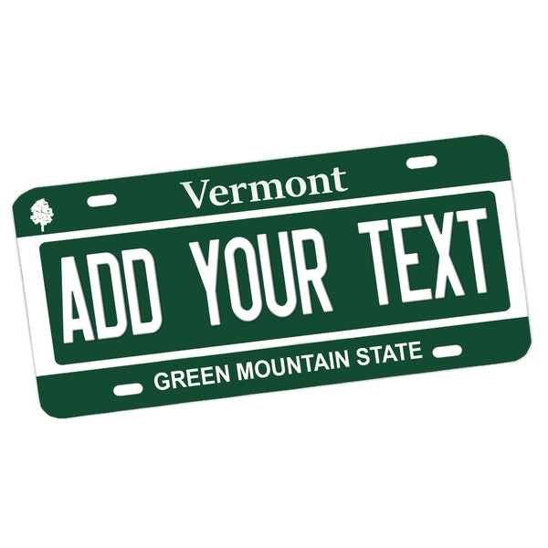 Green Mountain License Plate - Etsy