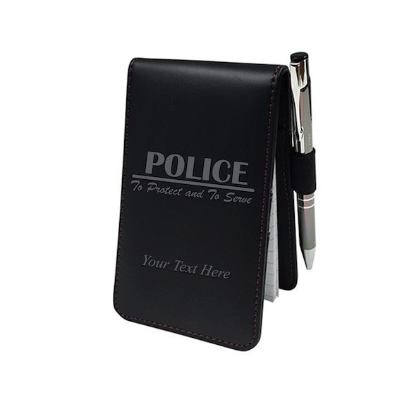 Personalized Police Notepad With Pen Custom Name Printed - Etsy