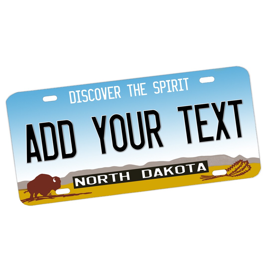 North Dakota Custom Novelty Vanity License Plate / Metal Sign / Cars ...