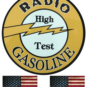 Radio Test Motor Oil Gasoline Garage Sign Metal Garage Vintage ...