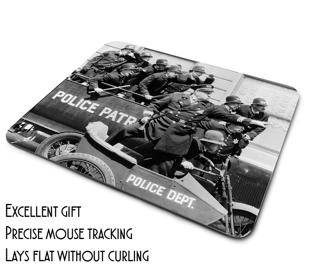 Keystone Cops Funny Mousepad Police Officer Gifts Law - Etsy