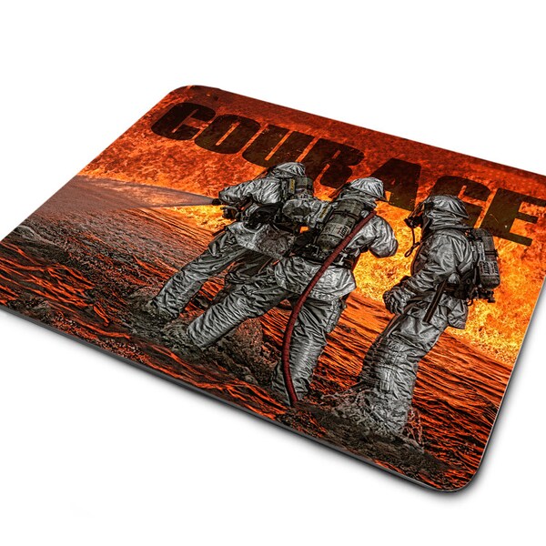 Firefighter Mouse Pad - Etsy