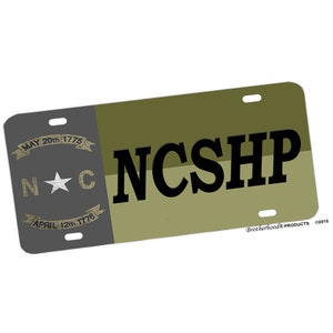 NCSHP state Highway Patrol License Plate Tag Gift Police Officer Gifts ...