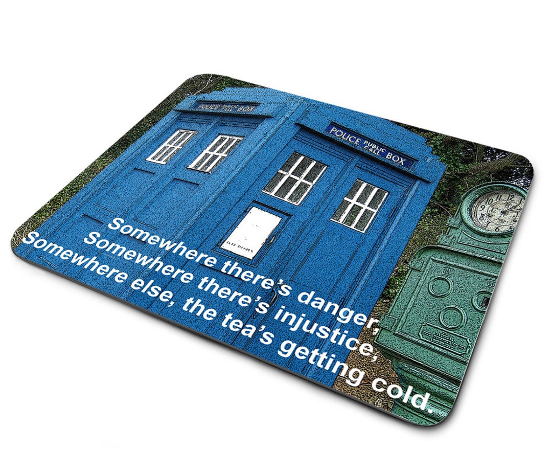Doctor Who Dr Who Tardis Call Box Cool Mouse Pad Gift | Humorous Gaming ...