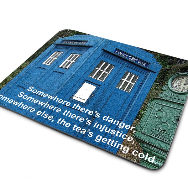 Doctor Who Mouse Pad - Etsy