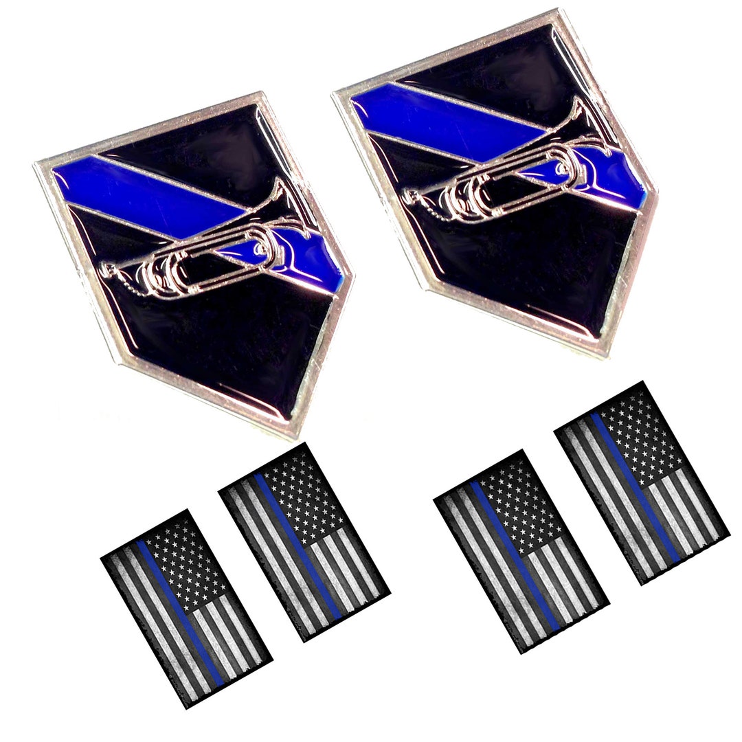 Police Bugle Player Pin police Officer Taps Police Officer Bugle Pin ...
