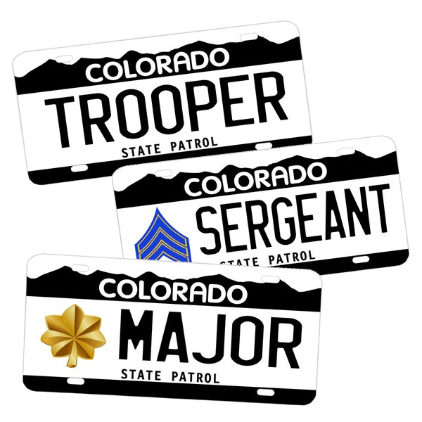 Colorado State Plate - Etsy