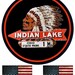 Indian Lake Ohio State Park Advertisement Old Vintage Round Garage Sign ...