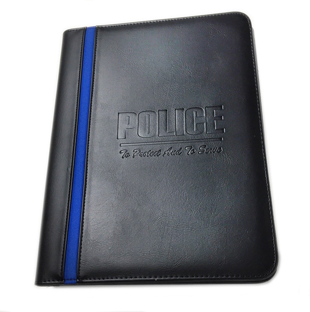 Thin Blue Line Police Padfolio | Officer Prayer Print & Stickers - Etsy