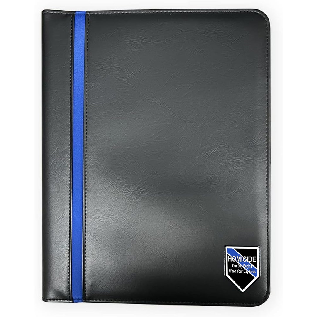Thin Blue Line Police Homicide Division Memo Pad Holder Padfolio Police ...