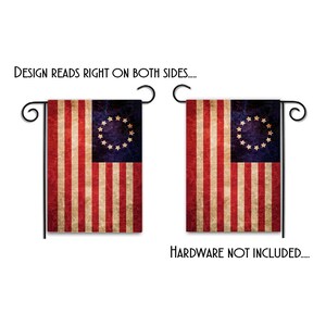 Betsy Ross American Flag Distressed Apartment Garden Flag 12 X 18 - Etsy
