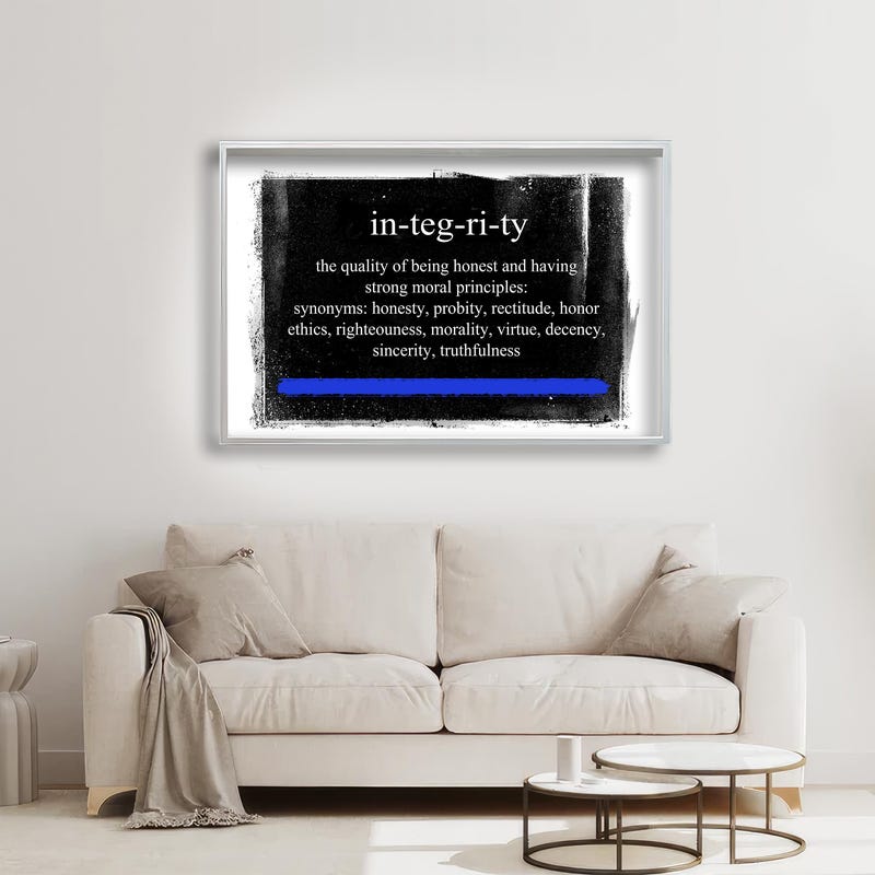 Integrity Poster - Etsy