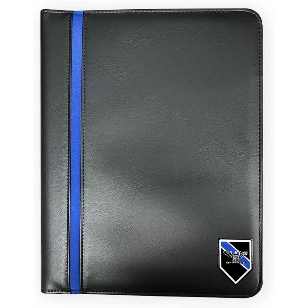 Thin Blue Line Police Chief Memo Pad Holder Padfolio Police Prayer ...