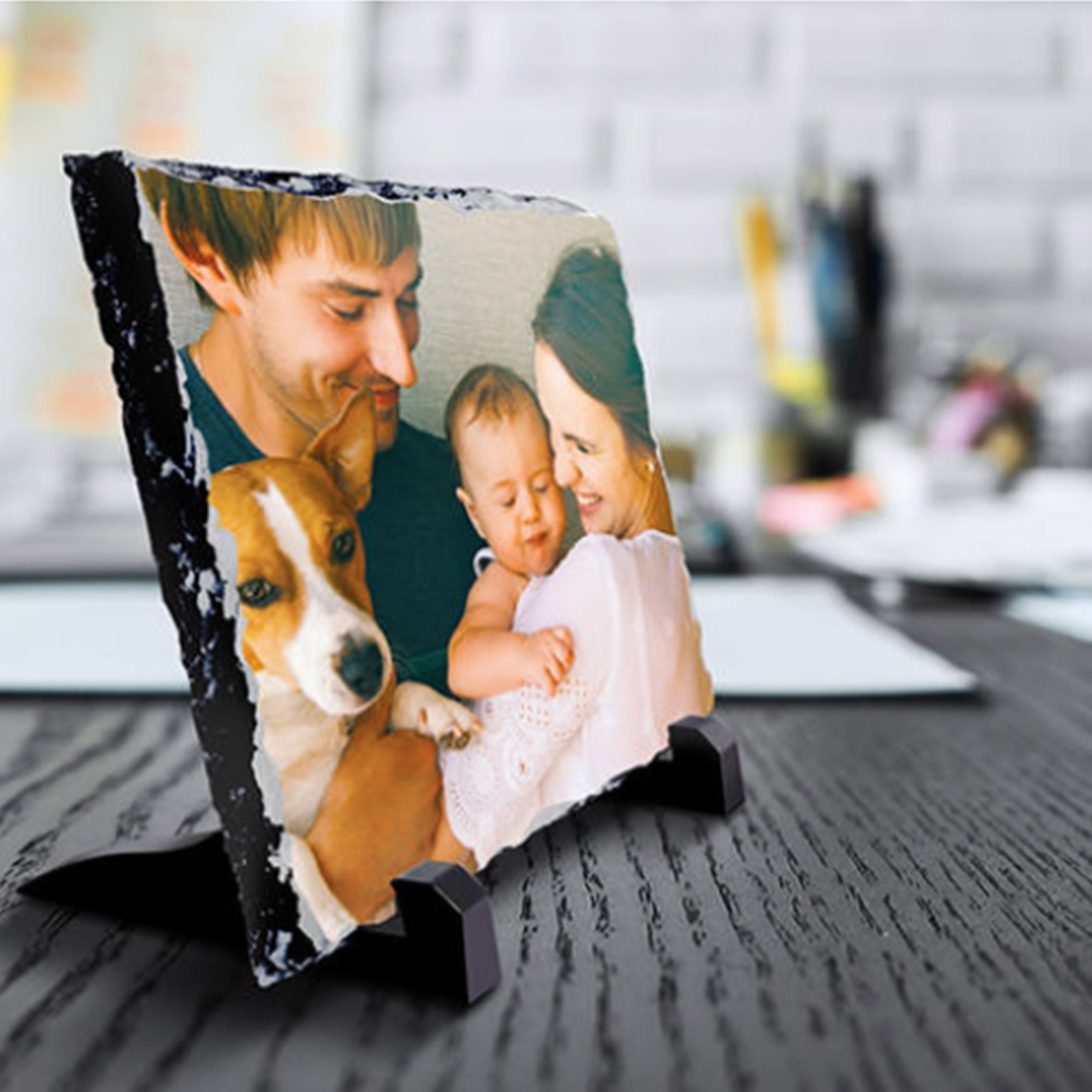 Personalized Sergeant Bars Slate Rock Stone With A Stand - Etsy