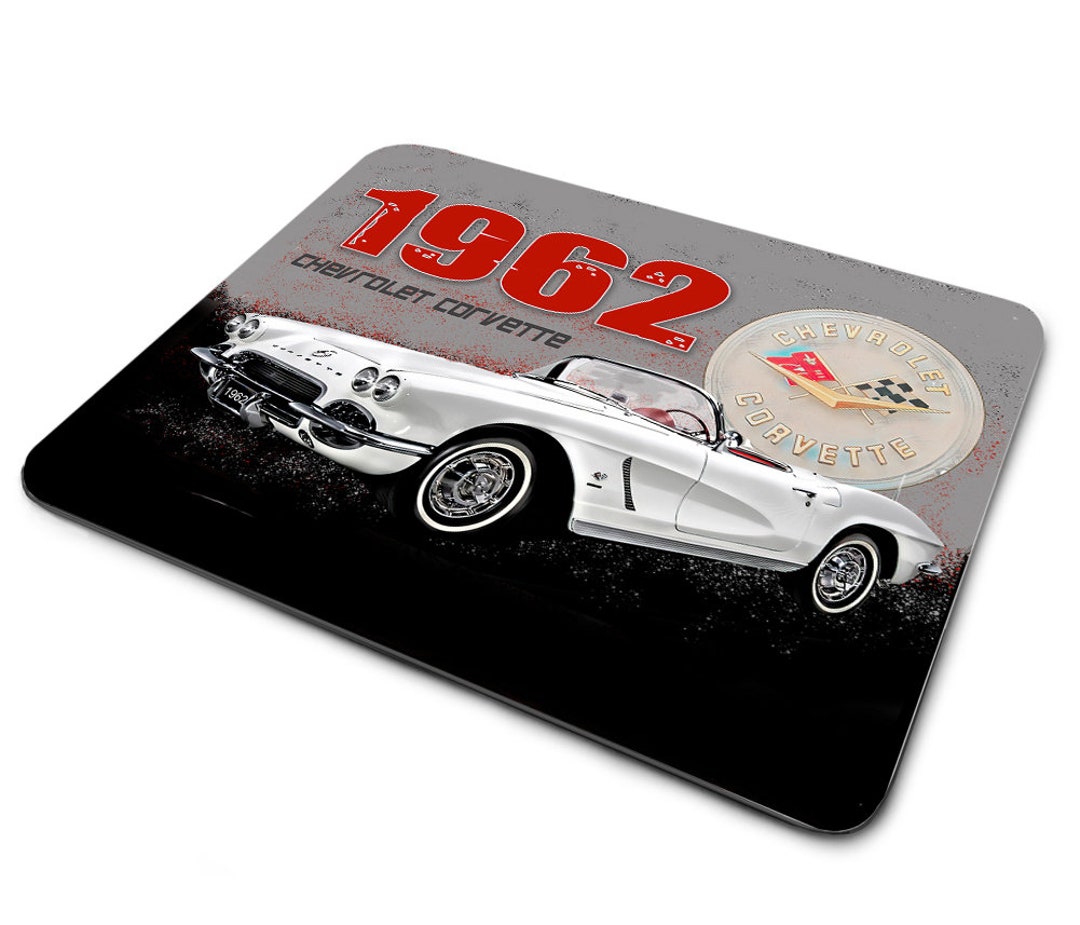 1962 Chevrolet Corvette Mouse Pad | Vintage Car Desk Decor - Etsy