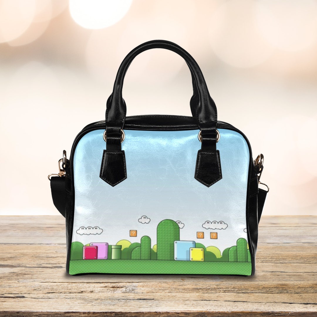 Super Mario Inspired Shoulder Bag Purse, Classic Handbag, Clutch ...