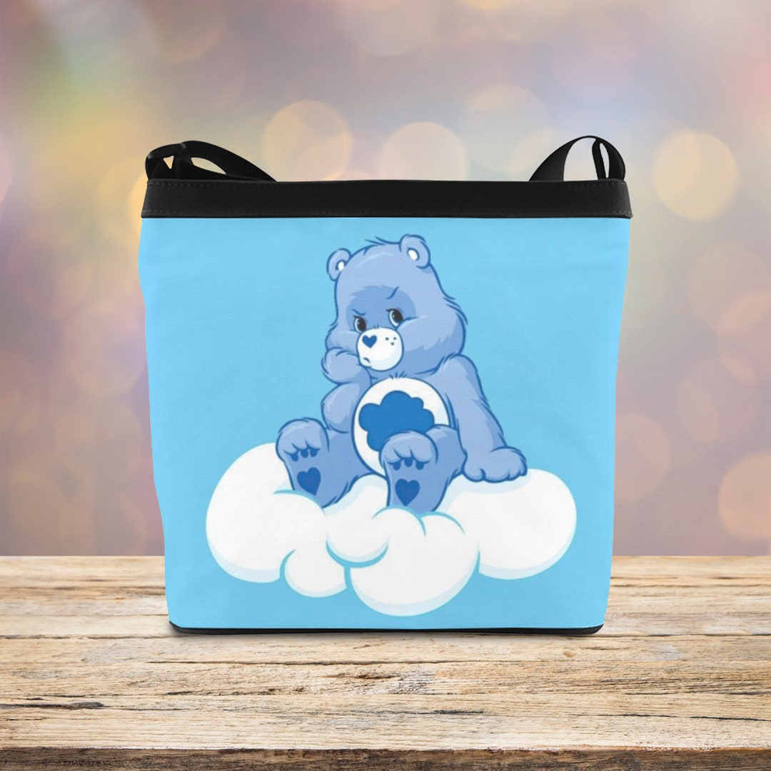 Custom Grumpy Bear Crossbody Purse Travel Bag, Gift for Her, Girlfriend ...