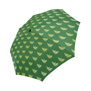 Zelda Hylian Crest Anti-uv Automatic Foldable Umbrella Custom Umbrella ...