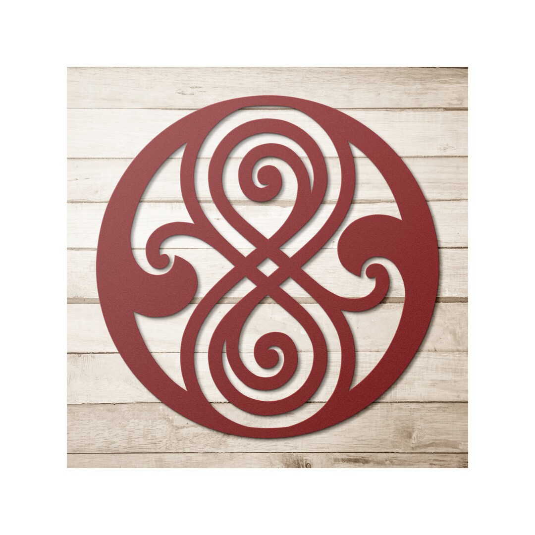 The Seal of Rassilon Inspired Metal Wall Art Geek Gift, Doctor Who Gift ...