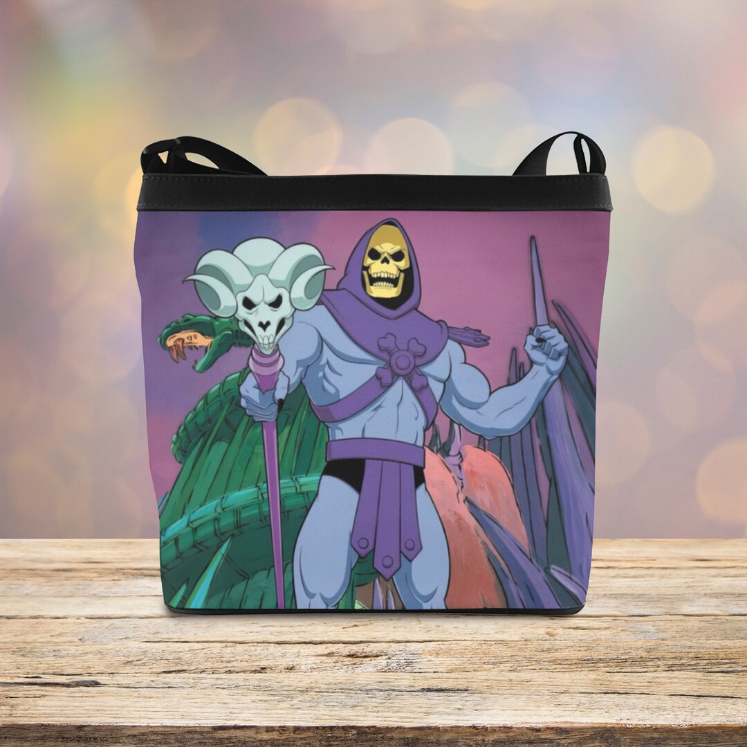 Custom Skeletor Inspired Crossbody Purse Travel Bag, He-man Skeletor ...