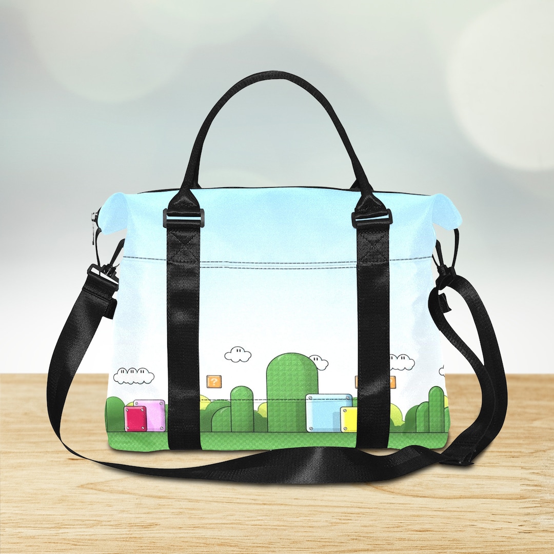Super Mario World Large Capacity Travel Bag Weekender Luggage, Duffel ...