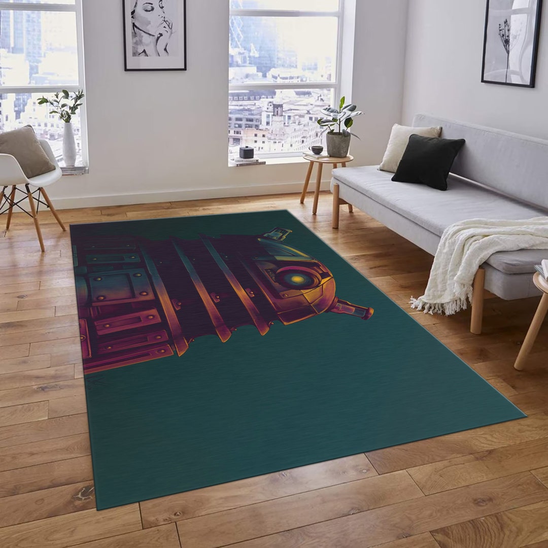 Dalek Indoor Outdoor Area Rug Doctor Who Decor Whovian Gift the Doctor ...