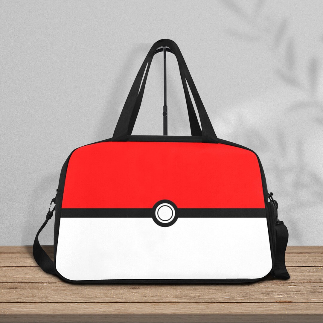 Custom Pokemon Pokeball Inspired Gym Bag Weekend Bag, Skate Bag, Sport ...