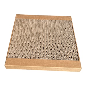 Premium Cat House is Made From Recyclable Cardboard Cubes With a Scratch Panel and Punch of ...