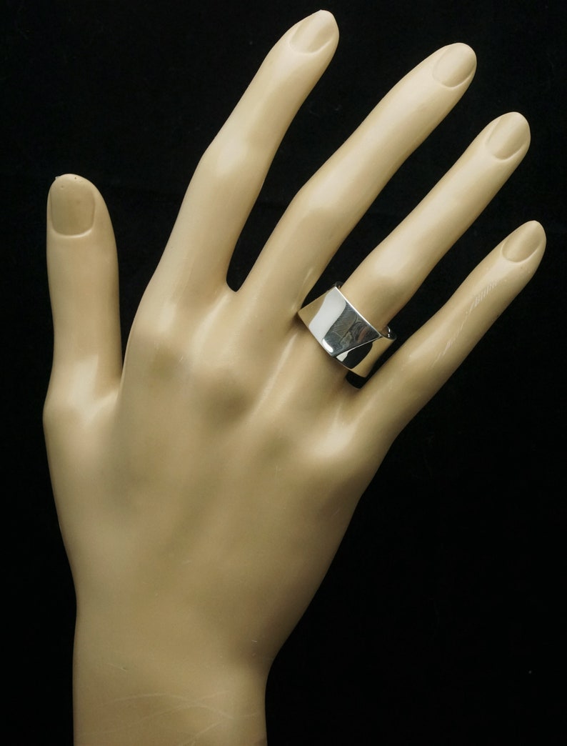 Tiffany & Co Frank Gehry 925 Sterling Silver Wide Torque Ring - Etsy