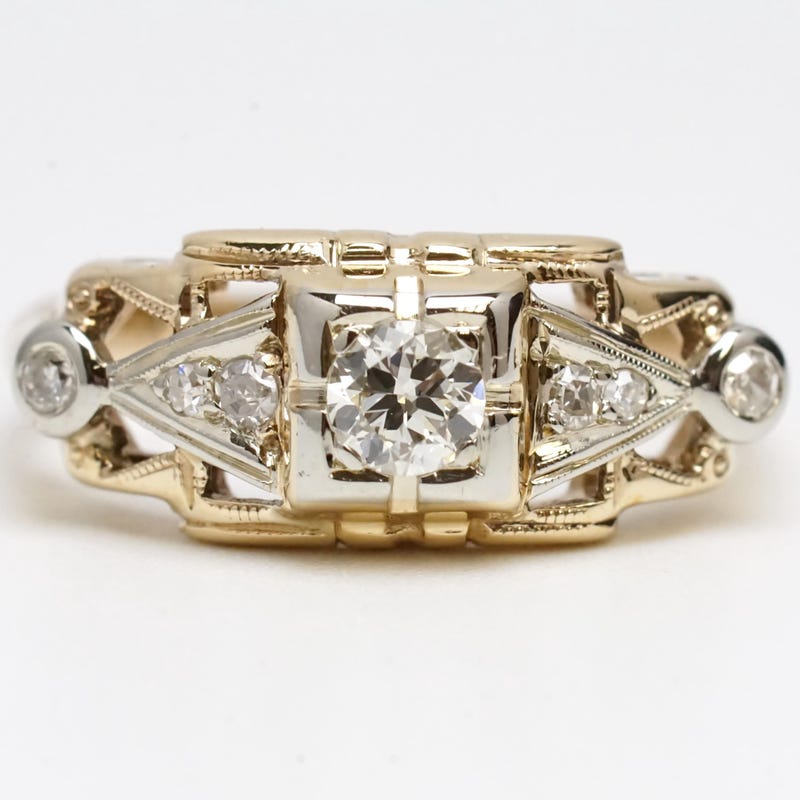 Estate Diamond Ring - Etsy