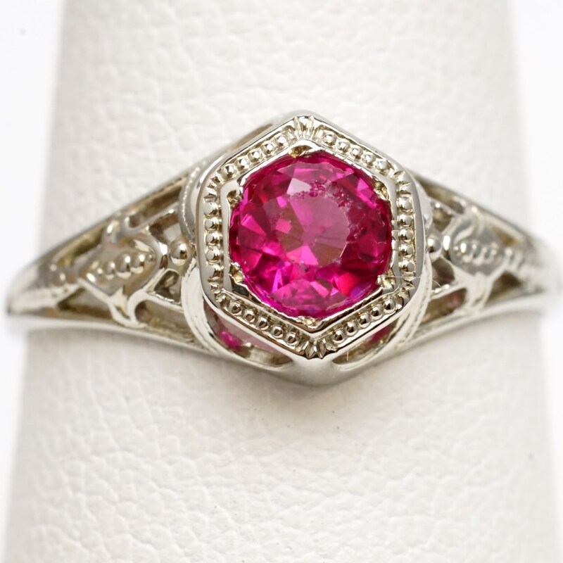 Art Deco Ruby Ring - Etsy