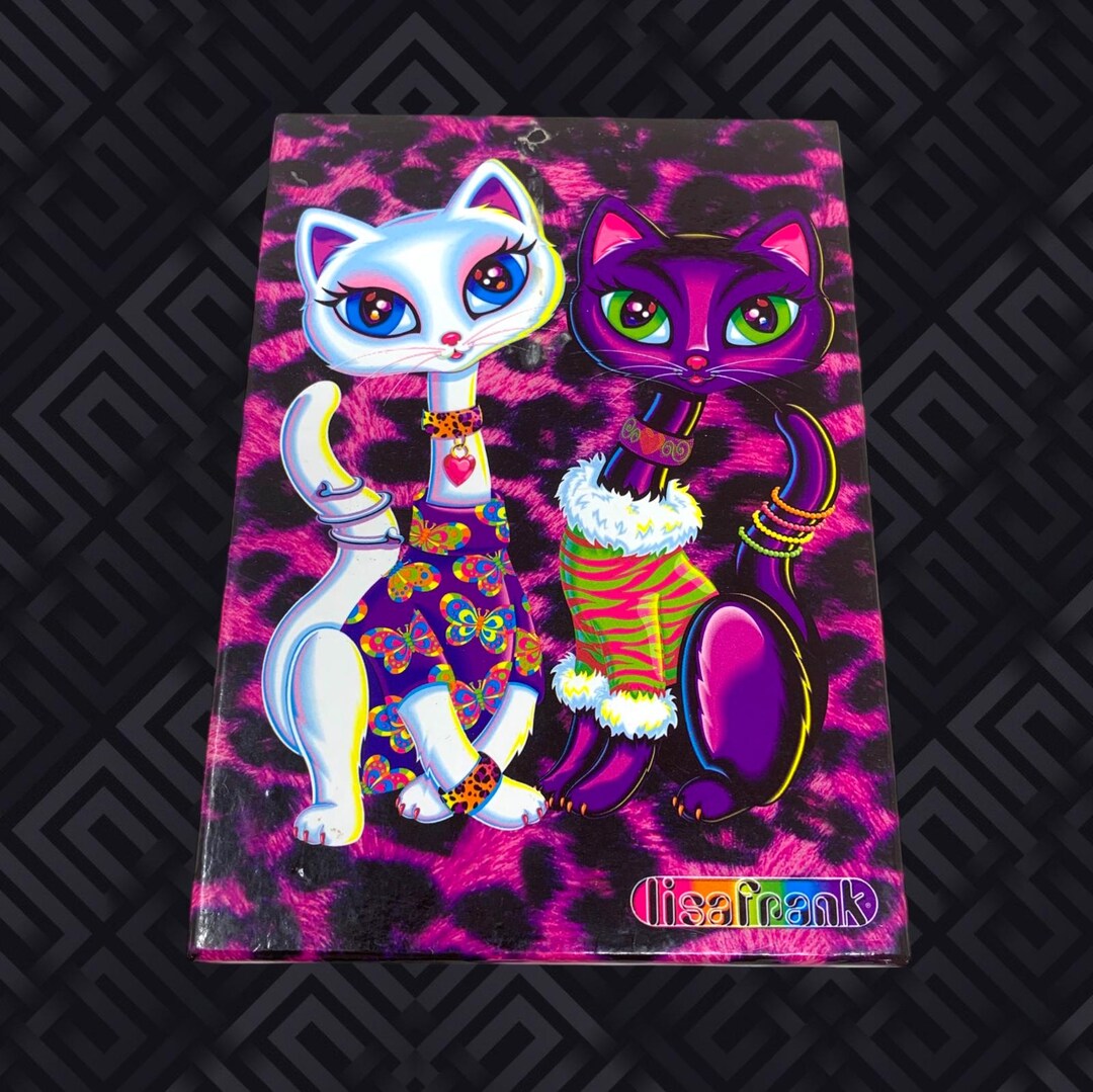 Vintage Lisa Frank Fantastic World Roxie & Rollie Stationery Box ...