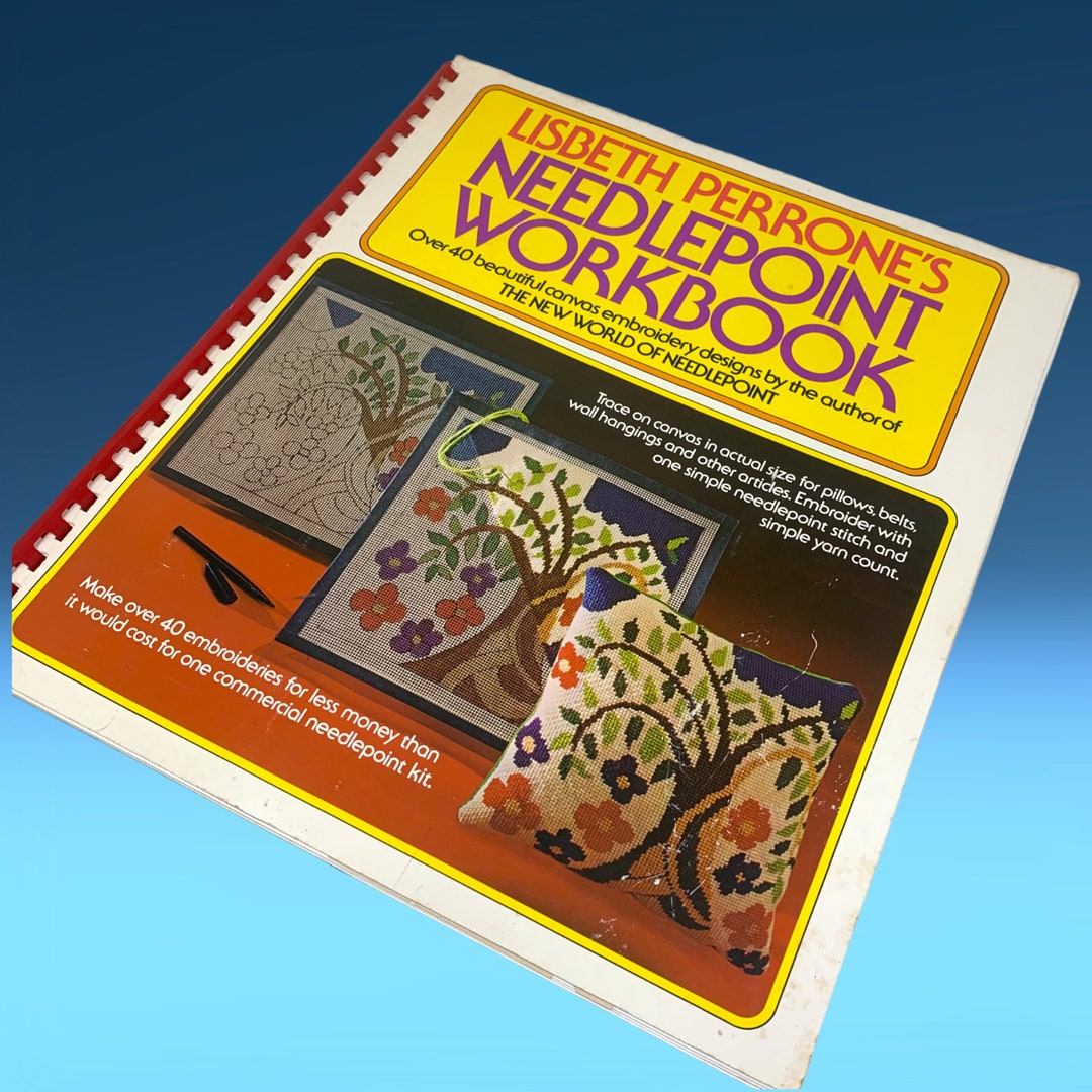 Vintage 1973 Lisbeth Perrone's Needlepoint Workbook First Edition ...
