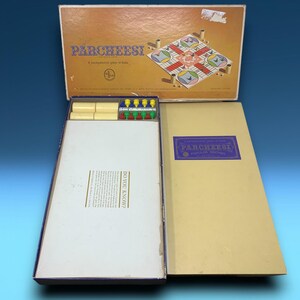 Vintage Parcheesi 1964 Classic Board Game Complete Selchow & Righter ...