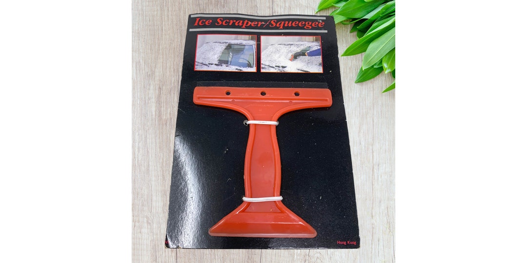 Vintage NEW Plastic Mini Ice Scraper Squeegee 1970's Novelty Item ...