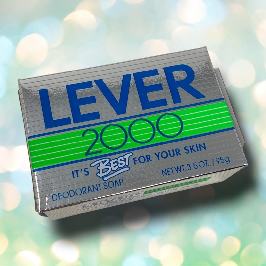 Vintage 1995 Original Lever 2000 Bar Soap Full Size Metallic TV Movie ...