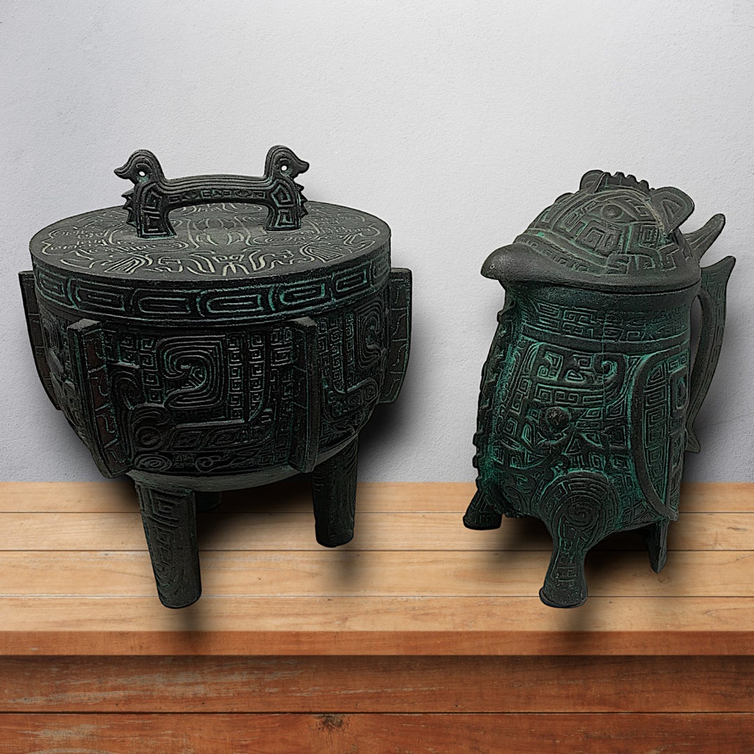 Vtg James Mont-style Asian Ice Bucket & Pitcher Getz Bros Legacy ...