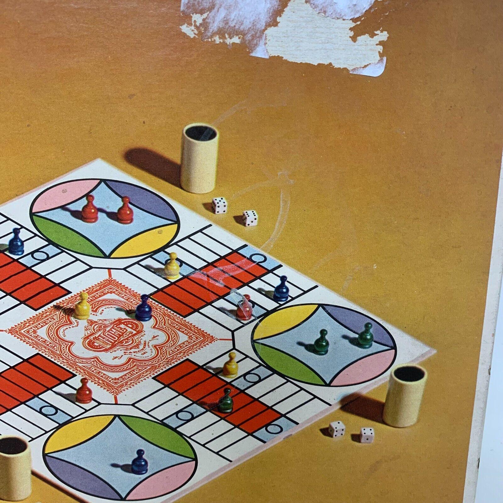 Vintage Parcheesi 1964 Classic Board Game Complete Selchow & Righter ...