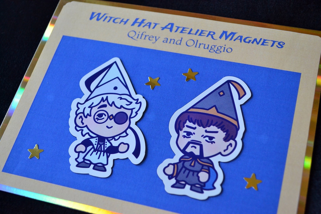 Witch Hat Atelier - Qifrey and Olruggio Magnets - Etsy