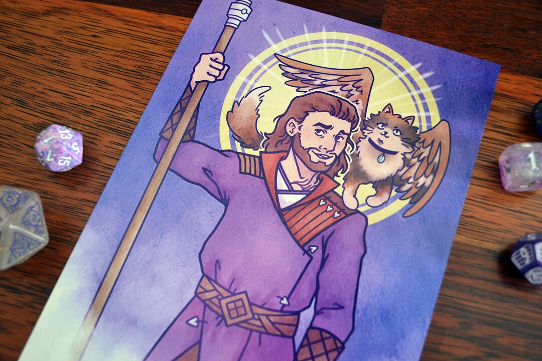 The Wizard of Waterdeep - Gale Print (baldur's Gate 3) - Etsy