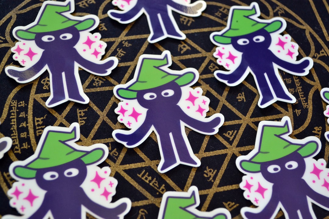 Inscryption Lonely Wizard Glow-in-the-dark Sticker - Etsy