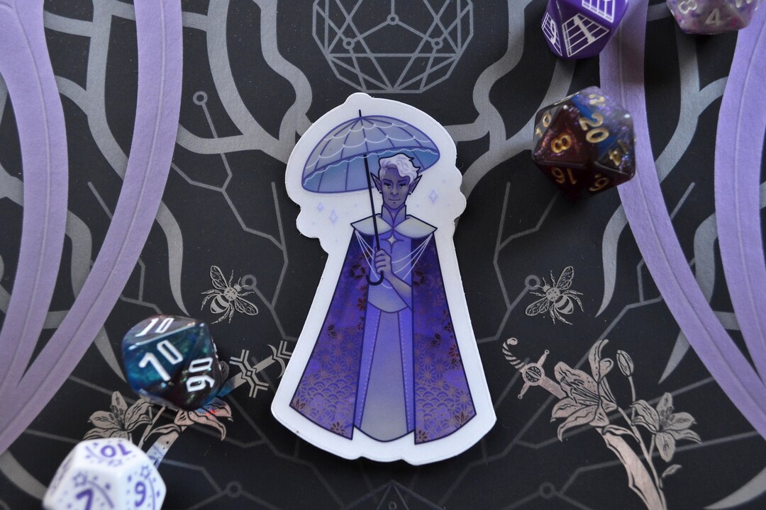 Essek Thelyss Transparent Vinyl Sticker - Etsy