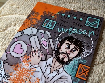 Portal 2 Doug Rattman Wall Poster Print | 12 X 12 Matte or Gloss - Etsy