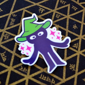 Inscryption Lonely Wizard Glow-in-the-dark Sticker - Etsy