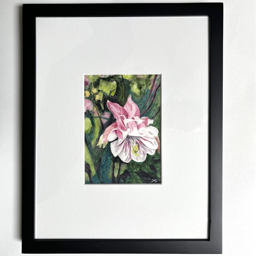 Columbine, 5x7" Original Watercolor Painting - Etsy