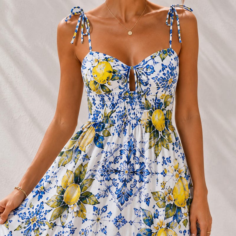 Sommerkleid zitrone - Etsy.de