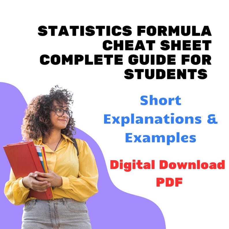 Statistics Formula Sheet Cheat Codes: Complete Guide for Students (PDF ...