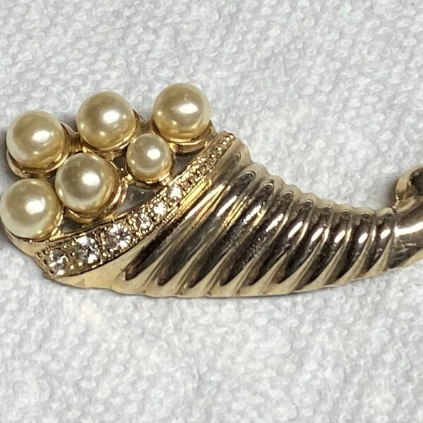 Cornucopia Pin - Etsy