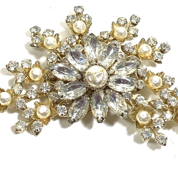 Pearl Brooch - Etsy