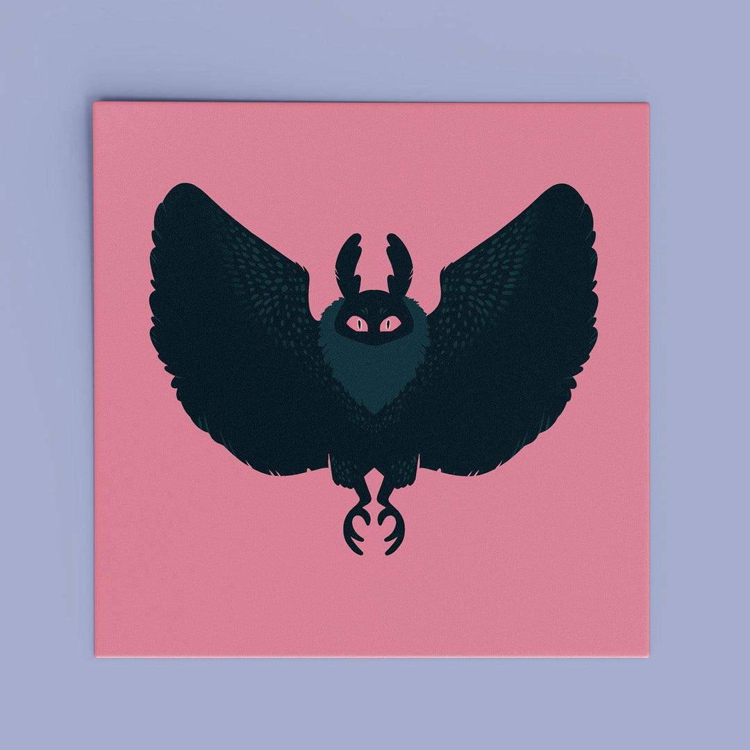 Mothman Art Print - Etsy